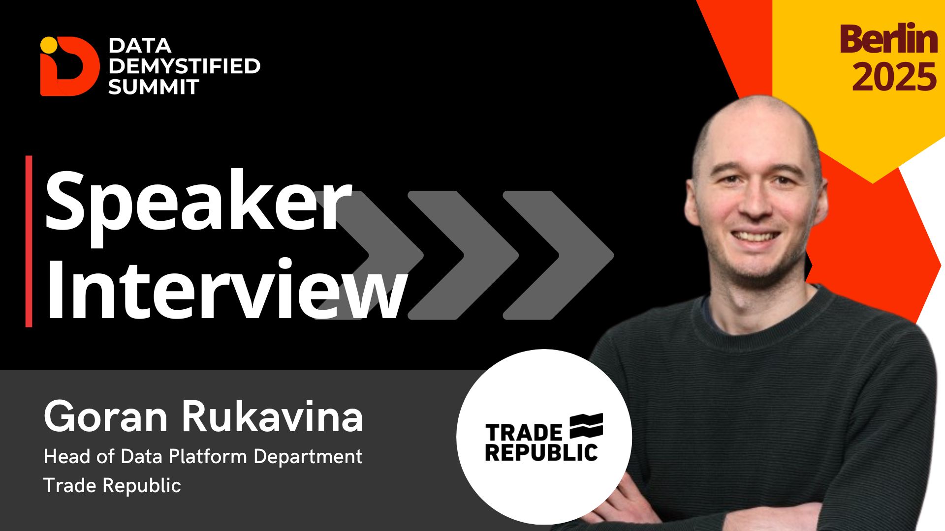 Speaker Interview | Goran Rukavina - Data Demystified Summit
