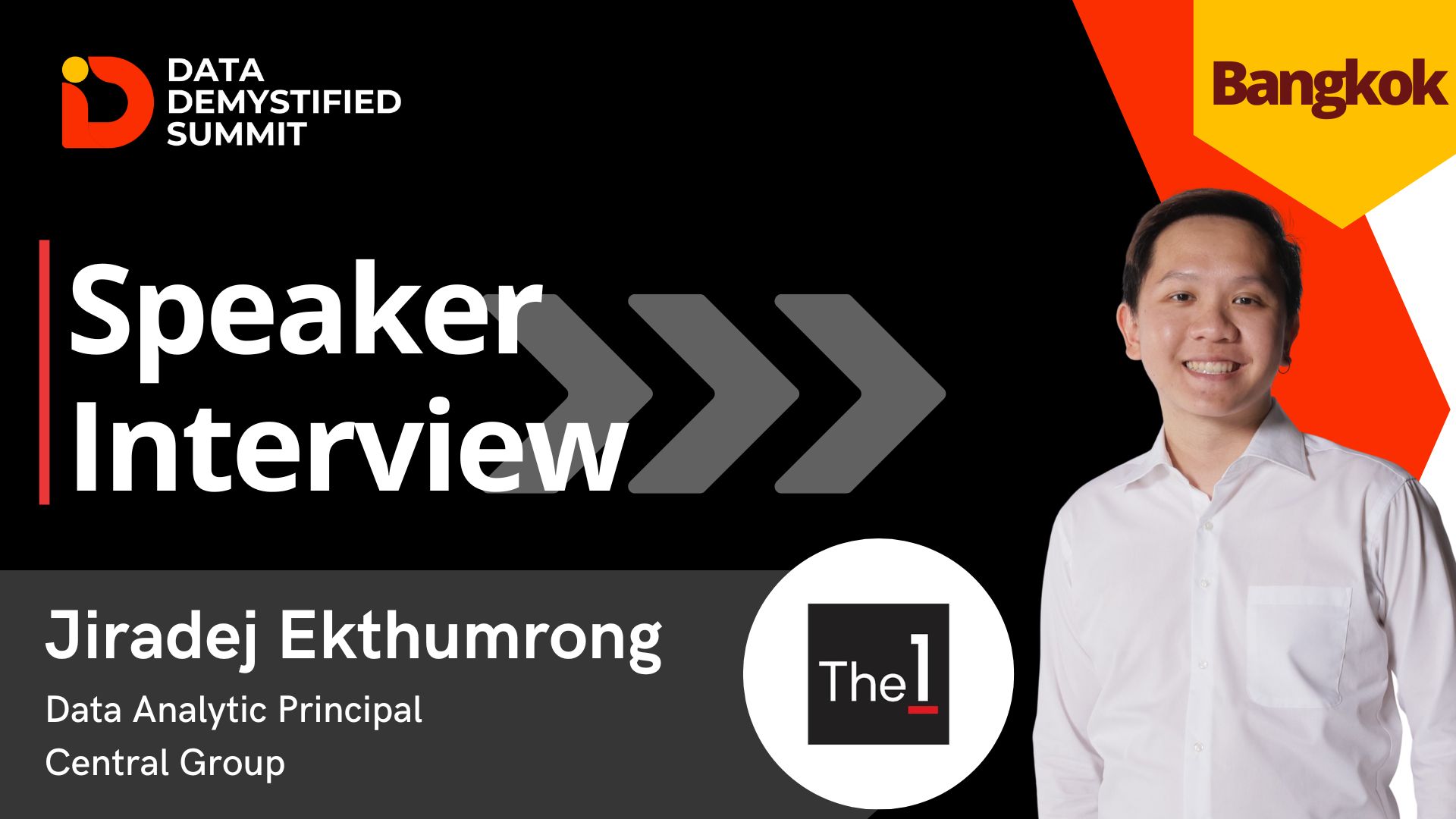 Speaker Interview | Jiradej Ekthumrong - Data Demystified Summit